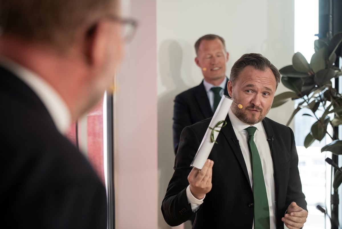 "Svend Auken startede den grønne omstilling. Det er så passende, at du ...