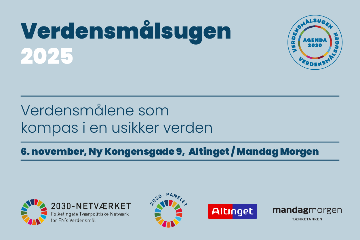 Verdensmålsugen 2025: Verdensmålene som kompas i en usikker verden ...